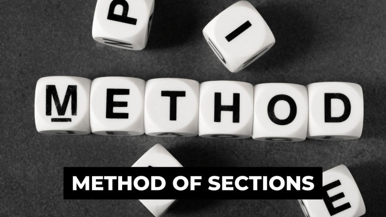 Analysis Of Trusses By Method Of Sections - Construction How