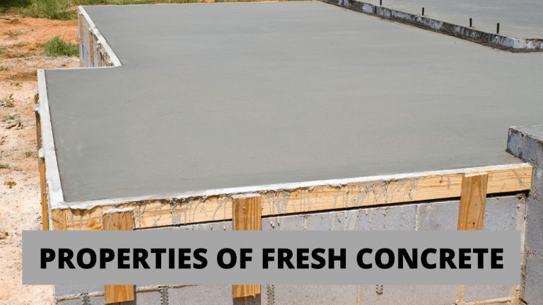 Properties of Fresh Concrete - Construction How