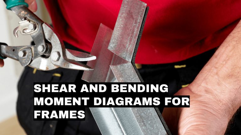 Shear and bending Moment Diagrams for Frames - Construction How