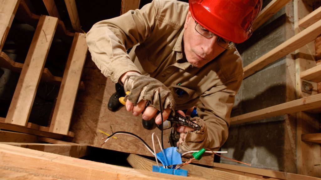 How To Run Overhead Electrical Wire To Garage - Construction How