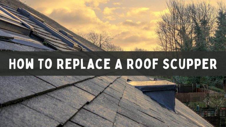How To Replace A Roof Scupper - Construction How