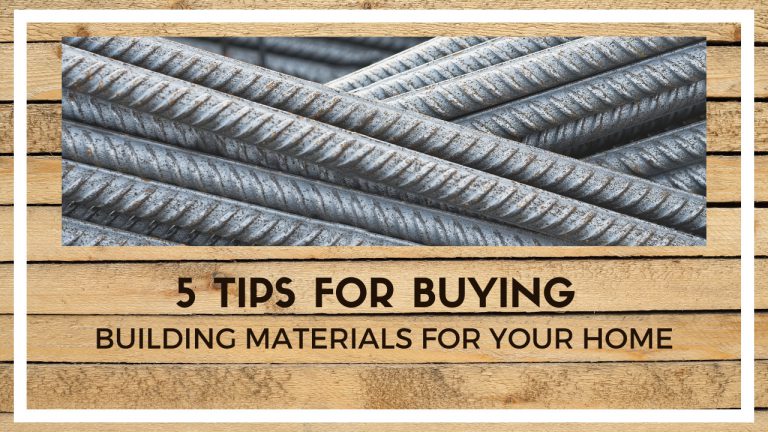 5 Tips for Buying Building Materials for Your Home - Construction How