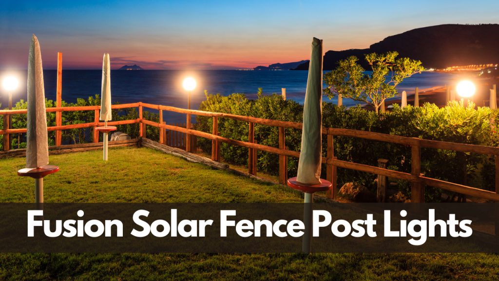 Fusion Solar Fence Post Lights - Construction How