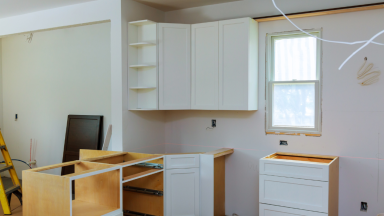 How to Install the Base Cabinets - Construction How