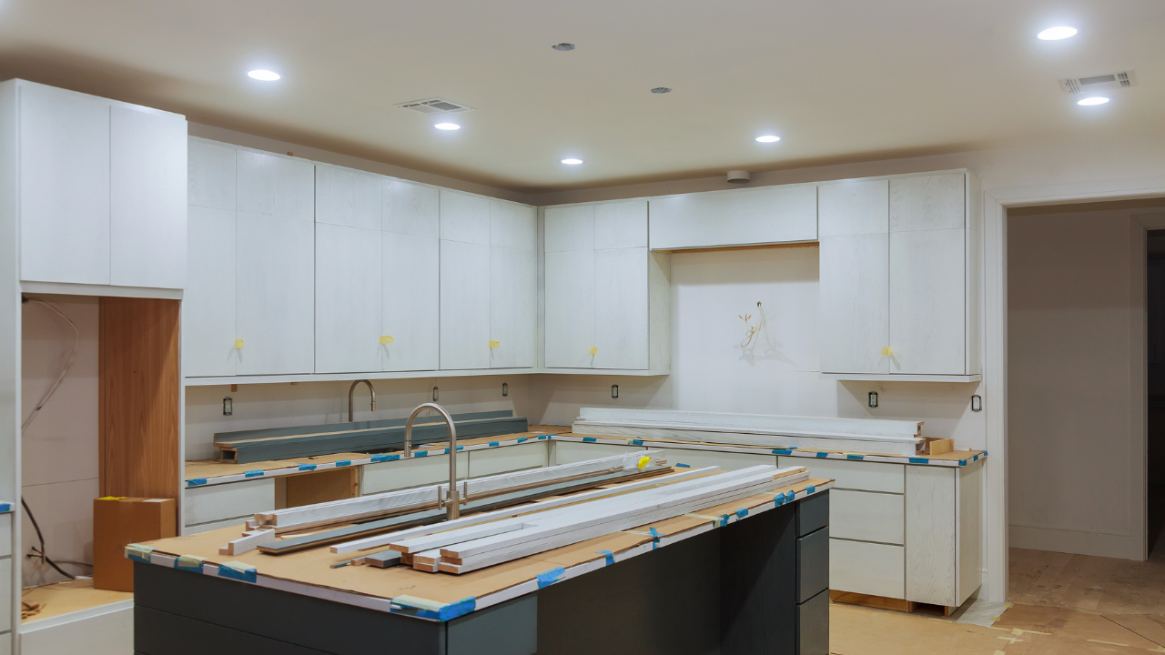 How to Install the Base Cabinets - Construction How